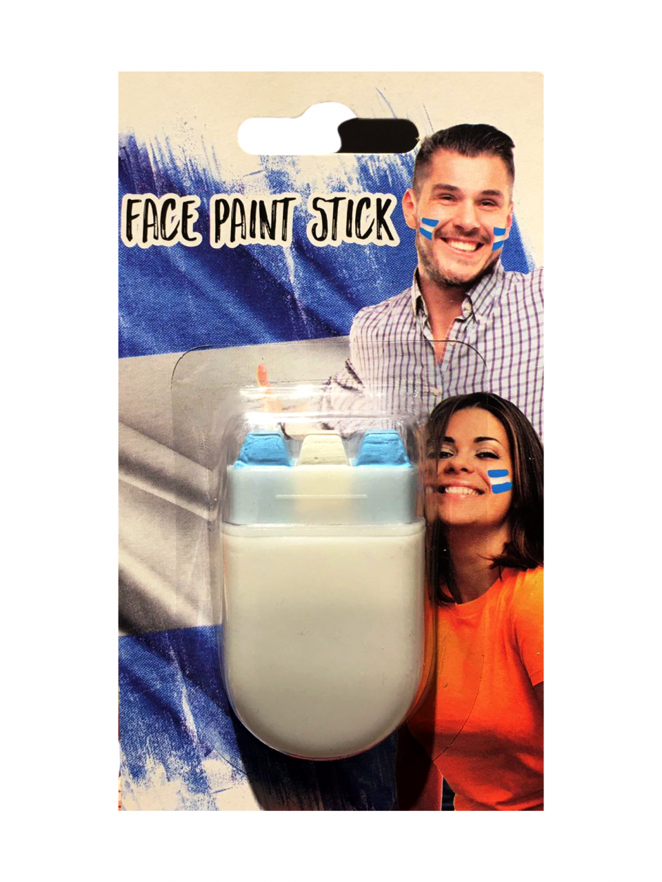 Pintura Para Cara De Bandera Uruguay Tipo Stick Hinchada - Opaa!