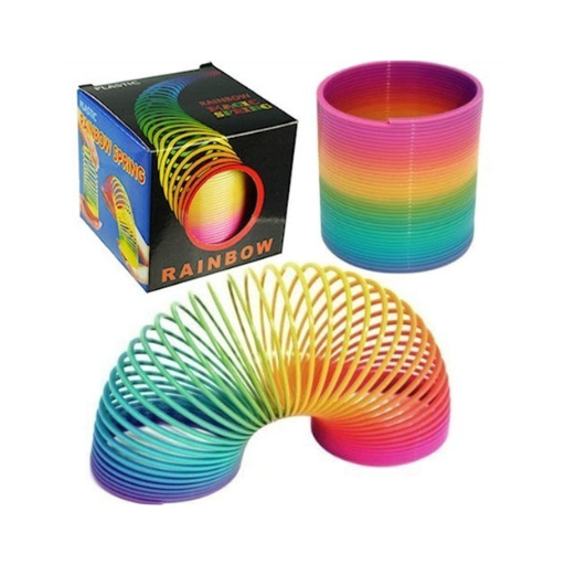 Resorte Arcoiris Espiral Magico Juguete Amansaloco - Opaa!