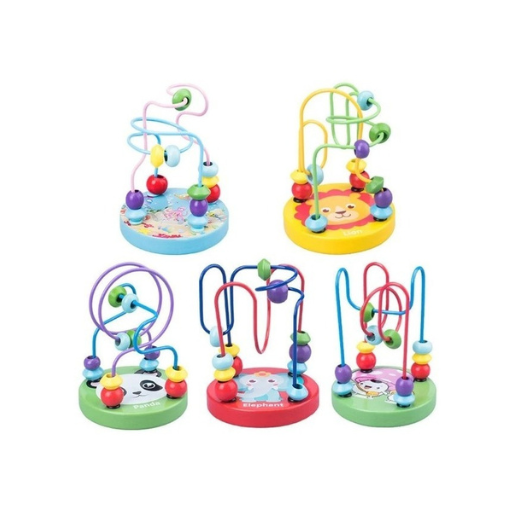 Juego Didactico Infantil Bebes Laberinto Madera Colorido - Opaa!